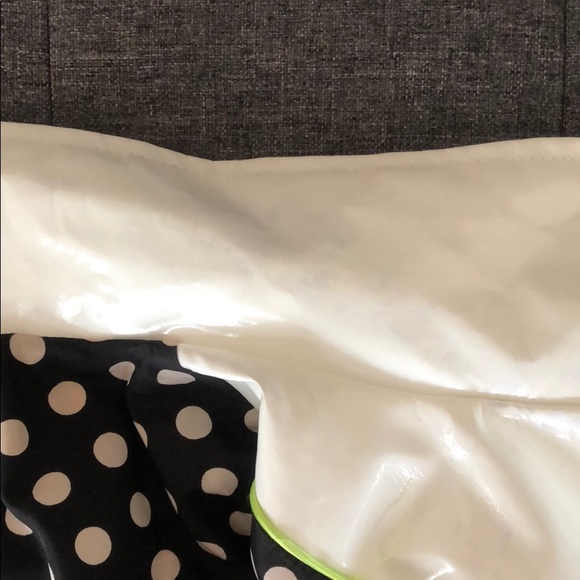 Jane Post | Jackets & Coats | Jane Post White Polka Dot Raincoat 25 ...